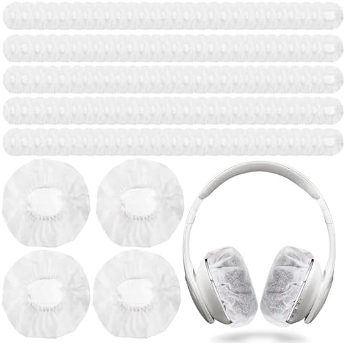 Amazon.com: 100 Pieces Headphone Ear Covers Disposable Earphone Overs ...