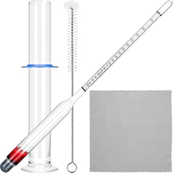 Hydrometer Alcohol Meter Test Kit Hydrometer Alcohol 0-200 Proof ...