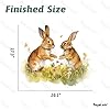Amazon.com: RoyoLam Playful Rabbits in Grass Wall Decal Nursery Bunny ...