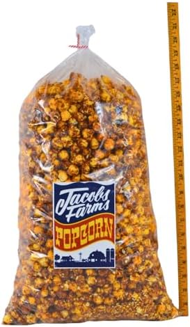 Amazon.com: Cheese Popcorn Coated in Caramel - Bulk Popped Popcorn ...