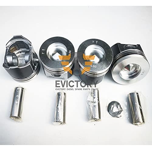 Amazon.com: for Cummins 4B3.9 4T-390 Rebuild kit Piston Liner Gasket BR ...