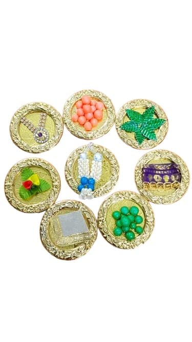 Plastic Miniature Plates Set of 8 (Multicolor) : Amazon.in: Toys & Games