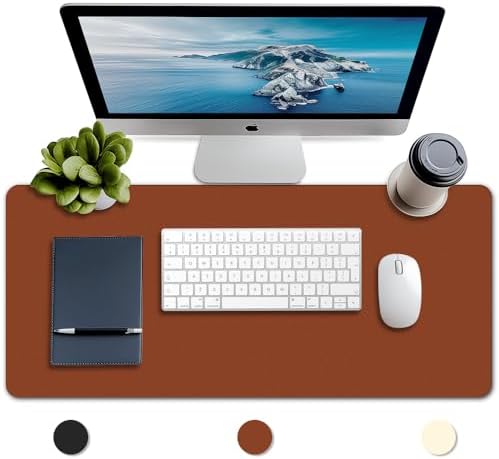 Alfombrilla para Ratón, Mouse Pad XXL Piel (800 x 400 x 3 mm), Tapete ...