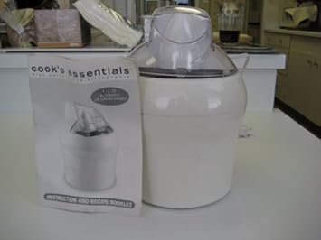 Amazon.com: Cook's Essentials 1 1/2 Quart Automatic Ice Cream Maker ...