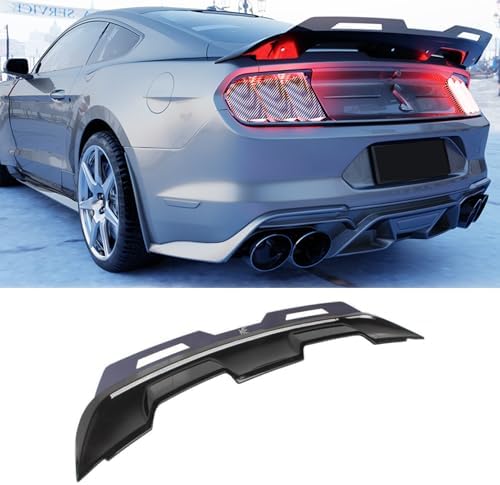 Amazon.com: Gloss Black Painted Rear Trunk Spoiler Wing GT-Style ...