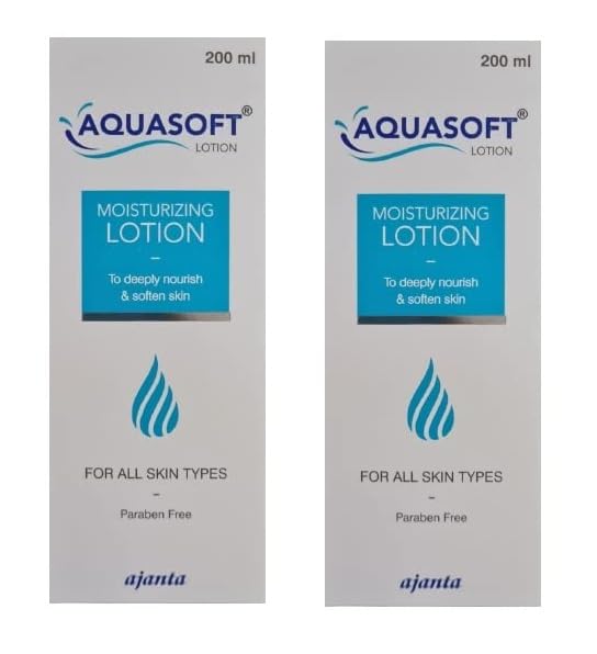 AQUASOFT MOISTURIZING LOTION 200ML (Pack of 2 * 200ml) : Amazon.in: Beauty
