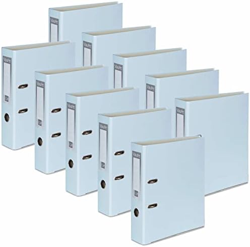 OFFICE CENTRE 10 x Light Blue A4 75mm Strong Premium Business Lever ...