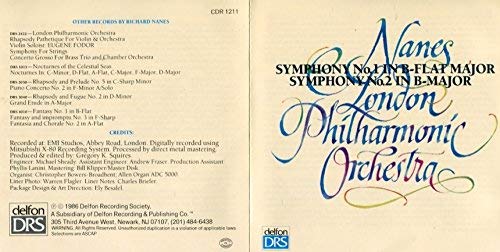 Richard Nanes, Keith Clark, London Philharmonic Orchestra - Symphony No ...