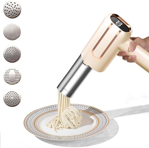 Amazon.com: Handheld Electric Noodle Machine, Portable Italian Noodle ...