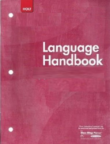 Literature, Grade 6 Language Handbook: Holt Mcdougal Literature Texas ...