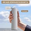 Amazon.com: 9oz Small Water Bottles with Straw, Mini Water Bottle One ...