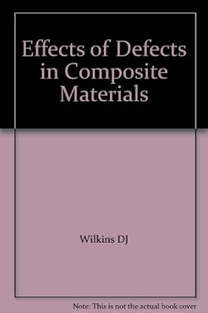 Effects of Defects in Composite Materials: Wilkins DJ: 9780803149021 ...