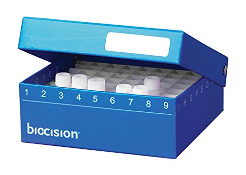 Biocision BCS-207B Blue TruCool Hinged Cryobox (Pack of 50): Amazon.com ...