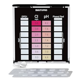 Pool Tester pH and Chlorine 2-in-1 | Water Tester Shake Test | DPD1 and ...