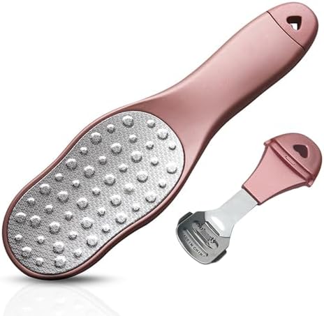 Amazon.com : 2 Pcs Stainless Steel Foot Scraper Metal Foot File Double ...