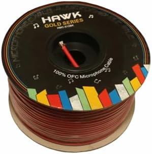 Hawk HMC012-RD Gold Series 100 Meter Microphone Roll Cable Roll ...