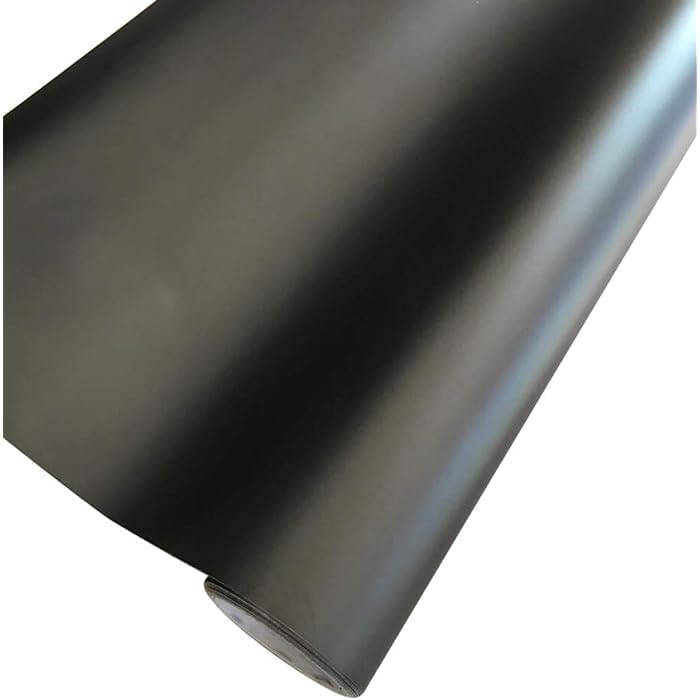 CVANU 24"x100" Black Matte Vinyl Car Wrap Sheet Roll Film Sticker Decal ...