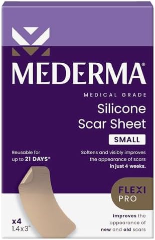Amazon.com : Mederma Medical Grade Silicone Scar Sheets - Improves ...