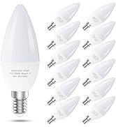 Amazon.com: GOSCHE 6 Pack Bright Ceiling Fan Light Bulbs, 60 Watt ...