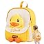 Amazon.com | B.Duck Plush Backpack Cute Duck Design with Zipper ...