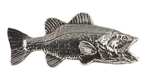 Amazon.com: Largemouth Bass Pin, F082, Pewter, Bass, Largemouth, Fish ...