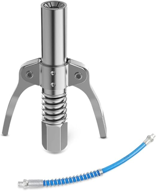 Amazon.com: Strong Lock on Grease Couplers, Double Handle Grease Gun ...