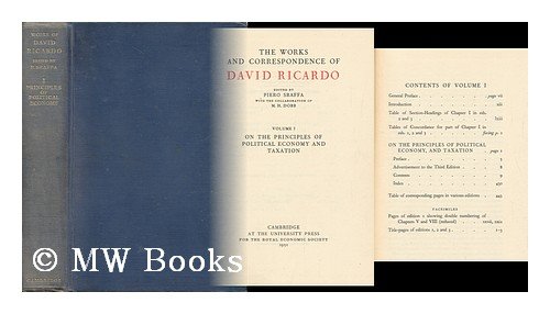The Works and Correspondence of David Ricardo: Volume 1, On the ...
