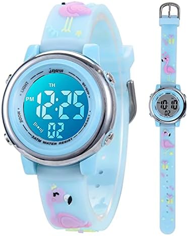 RSVOM Kids Digital Sports Watches - Girls 5 ATM Waterproof Sport Watch ...