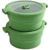 Amazon.com: Collapsible Silicone Microwave Cookware Cooker Steamer for ...