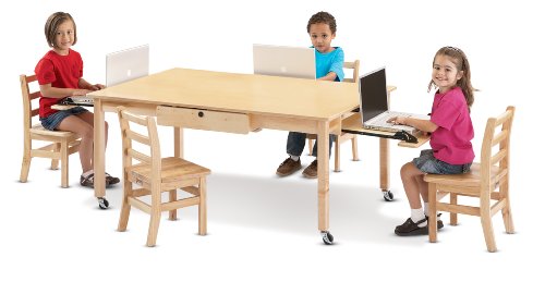 Amazon.com: Locking Laptop Table - 4 - 28" High - School & Play ...