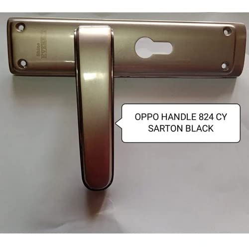 Shine Everest Stainless Steel Door Handle Lock with Golden Finish (Pack ...