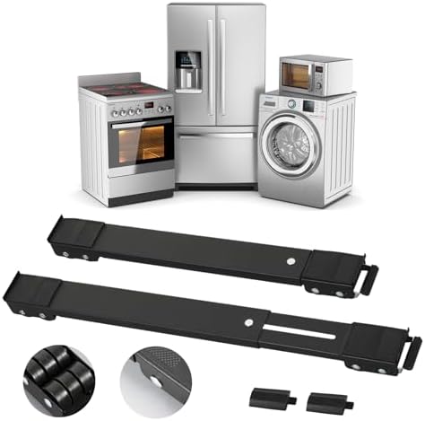 KELIXU Extendable Appliance Rollers Washing Machine Wheels, Heavy Duty ...
