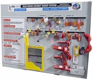 Amazon.com: KRM LOTO - DOJO BOARD LOCKOUT TAGOUT SYSTEM : Industrial ...