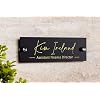 Personalized Gold Text Wall Sign Name Plate - 10x2.75" Door Office Sign ...