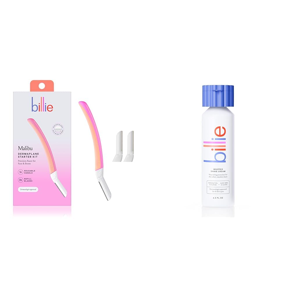 Amazon.com: Billie Dermaplane Starter Kit - Reusable Handle + 3 Refill ...