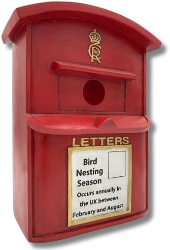 G&H Decor Hand Painted Letterbox Birdhouse - Amazing Detailed Post Box ...