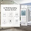 Amazon.com: Ortis New 2024! Humidity Sensor Switch, in-Wall Bathroom ...