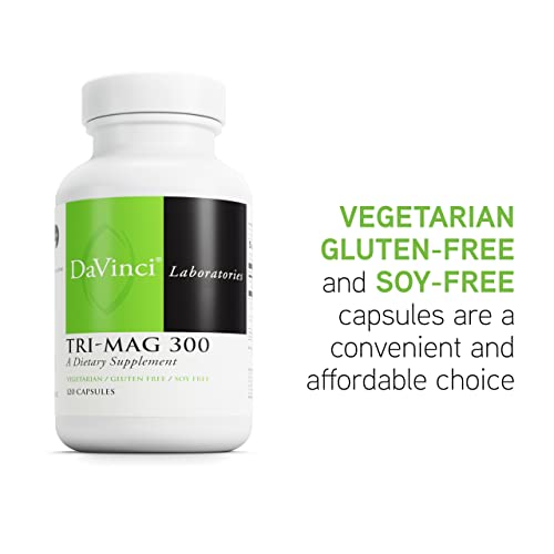 Snapklik.com : DaVinci Labs Tri-Mag 300 - Chelated Magnesium Supplement