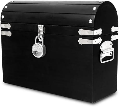 Amazon.com: Vizayo Handmade Pirate Treasure Chest with Lock and Keys ...