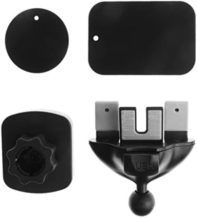 Amazon.co.jp: HaIMing 360 度実用的な磁気車の CD スロット空気出口マウントホルダークレードル互換性電話携帯電話ブラック : 車＆バイク