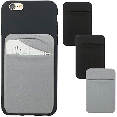 Amazon.com: Cell Phone Card Wallet, Credit Card, ID Card Holder, 3 Pack ...