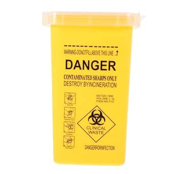 Amazon.com: FRCOLOR Waste Sharps Container Sharps Bucket 2 Gallon ...