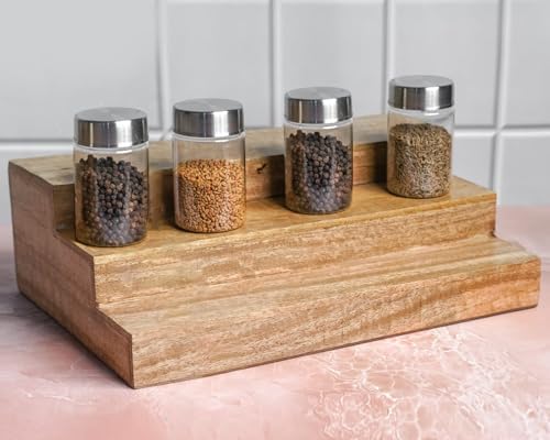 Anko 3 Tier Stair Step Design organiser with non-Slip Base | Spice ...
