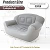 Amazon.com: 2 Pieces Double Inflatable Camping Couch Outdoor Portable ...