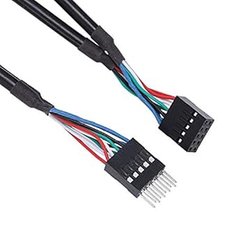 3NH® 1M/3.3Ft 10 Pin Motherboard PCB Cable Male to Female Header ...