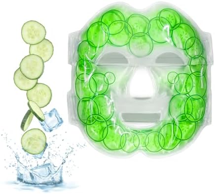 Amazon.com: FOMI Hot Cold Gel Face Contoured Ice Mask Care | Flexible ...