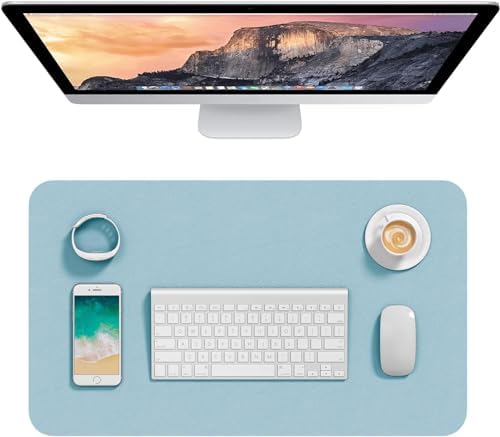 Potency Desk Pad, 60 x 30 cm PU Leather Desk Mat, M Extended Mouse Pad ...