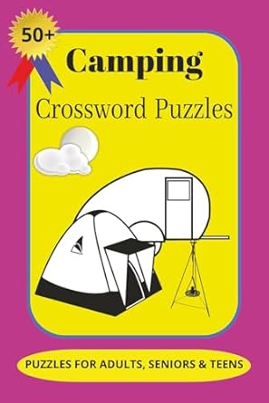 Camping Crossword Puzzles Puzzles for Adults, Seniors & Teens ...