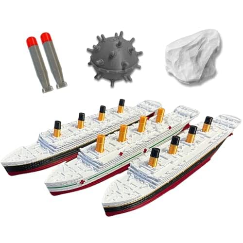 Amazon.com: Titanic, Britannic, or Olympic Bath Boat And Pool Toy By ...