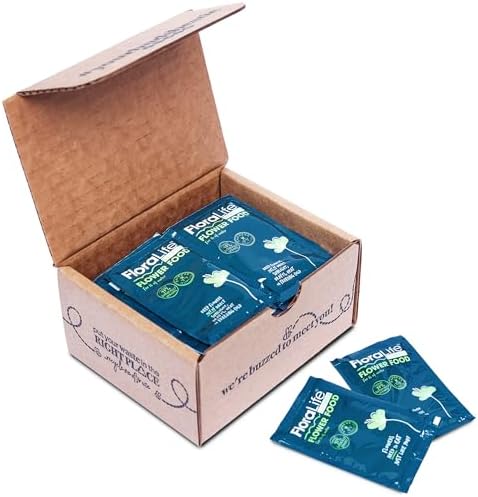 Amazon.com : FloraLife Fresh-Cut Flower Food - Sachet Multi-Nutrient ...
